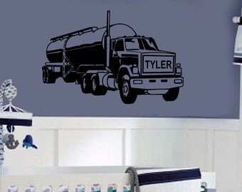 Semi truck decal | Etsy