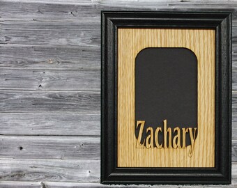 Unique engraved wood frame related items | Etsy