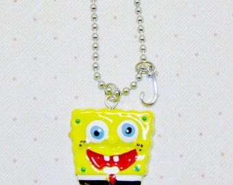 Spongebob charm | Etsy