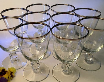 Flared wine glasses | Etsy