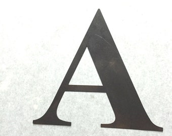 Vintage metal letter | Etsy