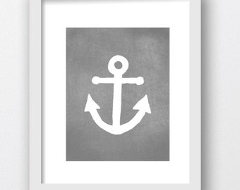 Anchor print | Etsy