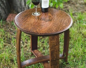 Wine Crate Top Barrel Stool by alpinewinedesign on Etsy