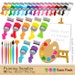 Hand prints clipart Painted hands Clip art commercial