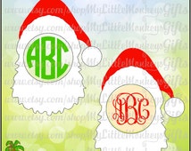 Unique santa face svg related items | Etsy