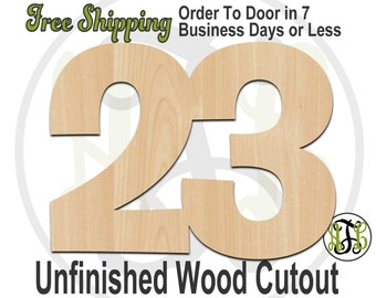 Number cutout | Etsy