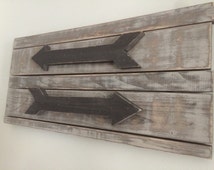 Popular items for wooden arrow on Etsy