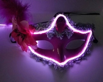 Unique light up mask related items | Etsy
