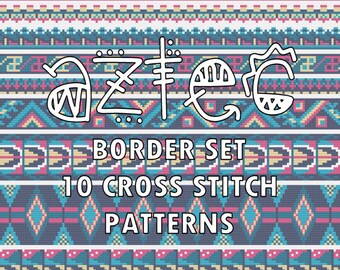 Aztec borders | Etsy