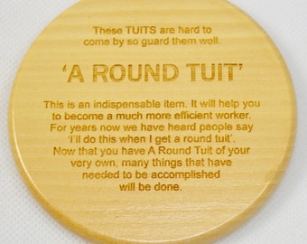 Round tuit | Etsy