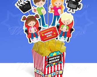 Unique movie night related items | Etsy