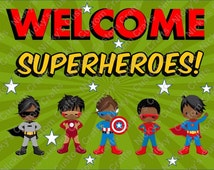 Unique superhero door sign related items | Etsy