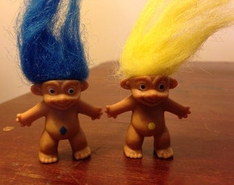 Troll pencil topper | Etsy