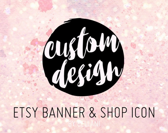 Custom Etsy Banner & Shop Icon by byBellani on Etsy