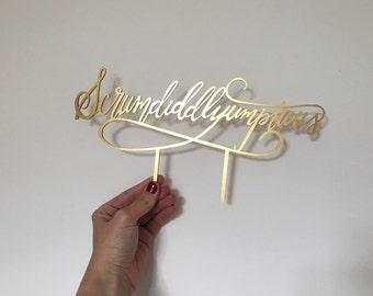 Copper cake topper | Etsy