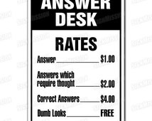 Unique funny desk sign related items | Etsy