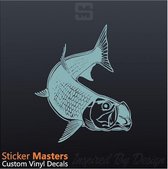 Saltwater Fish Decal Fish Sticker Fishing Decal by StickerMasters