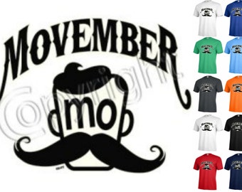 Movember t shirt | Etsy