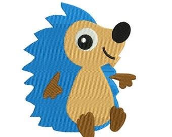 Hedgehog applique | Etsy