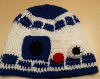 Items similar to R2D2 Beanie (child) on Etsy