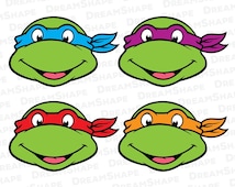 Unique turtle face related items | Etsy