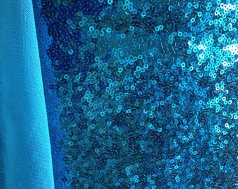 Sequin mesh fabric | Etsy