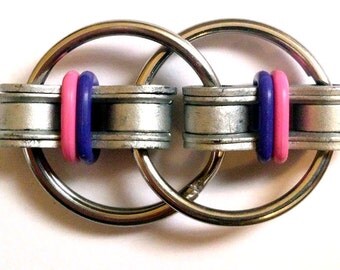The Wave Bike Chain Link Fidget Toy by FidgetWorks on Etsy