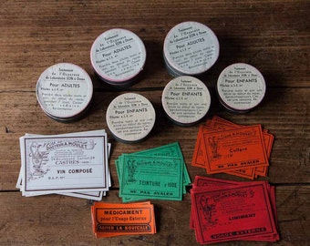 Old pharmacy labels | Etsy