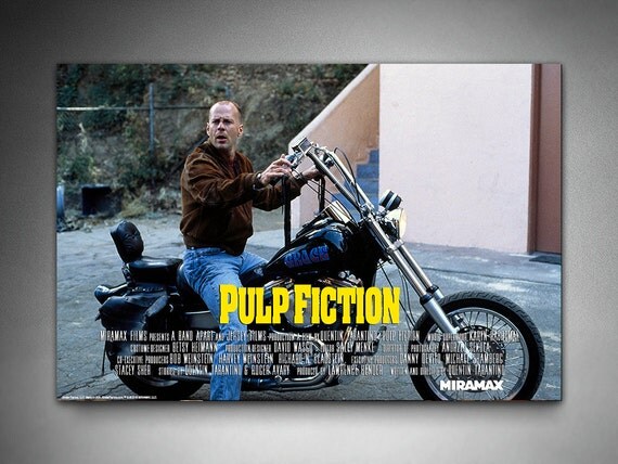 Pulp Fiction Poster It's a Chopper Officially by GinderFactory