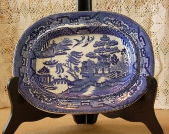 Willow pattern plate | Etsy