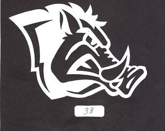 Hog hunting sticker | Etsy