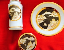 Unique art of chokin related items | Etsy