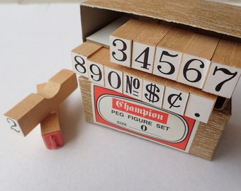 Unique large rubber stamp related items | Etsy