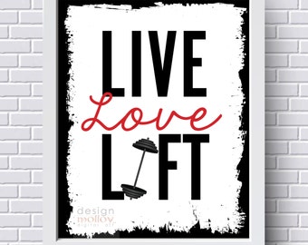 Live love lift | Etsy