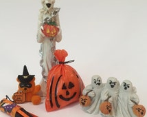 Unique miniature halloween related items | Etsy