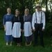 Amish Handmade Apron White Tie Apron