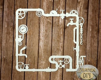 Laser Cut Chipboard Steampunk 2