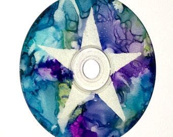 Painted cd | Etsy