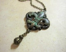 Unique gothic fleur de lis related items | Etsy