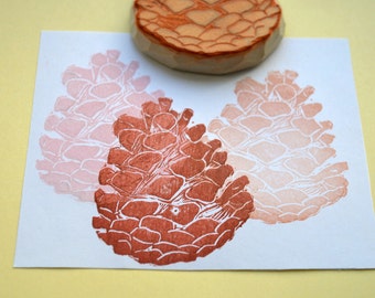 Pine tree stamp | Etsy