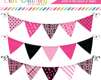 School Bunting Clipart Graphics Personal & by ErinBradleyDesigns