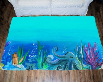 Under the sea rug | Etsy