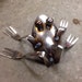 Frog Recycled Garden Art upcycle kitchen utensils