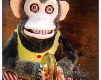 Creepy monkey toy | Etsy