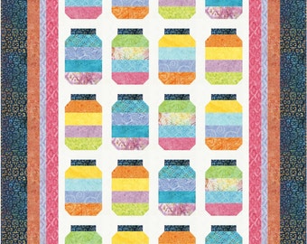 Jelly On Point modern quilt pattern quilts patchwork