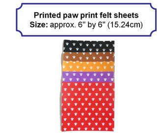 Paw print fabric | Etsy