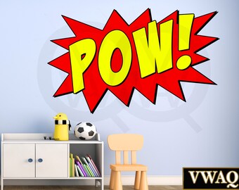 Comic Book POW Quote Wall Art/Plaque