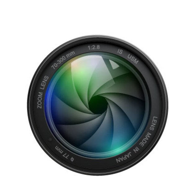 Camera Lens Wall Decal Camera Lens Decal Photography Decal