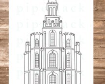 Unique logan lds temple related items | Etsy