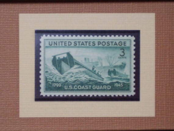 US Coast Guard Vintage Framed Stamp No. 936